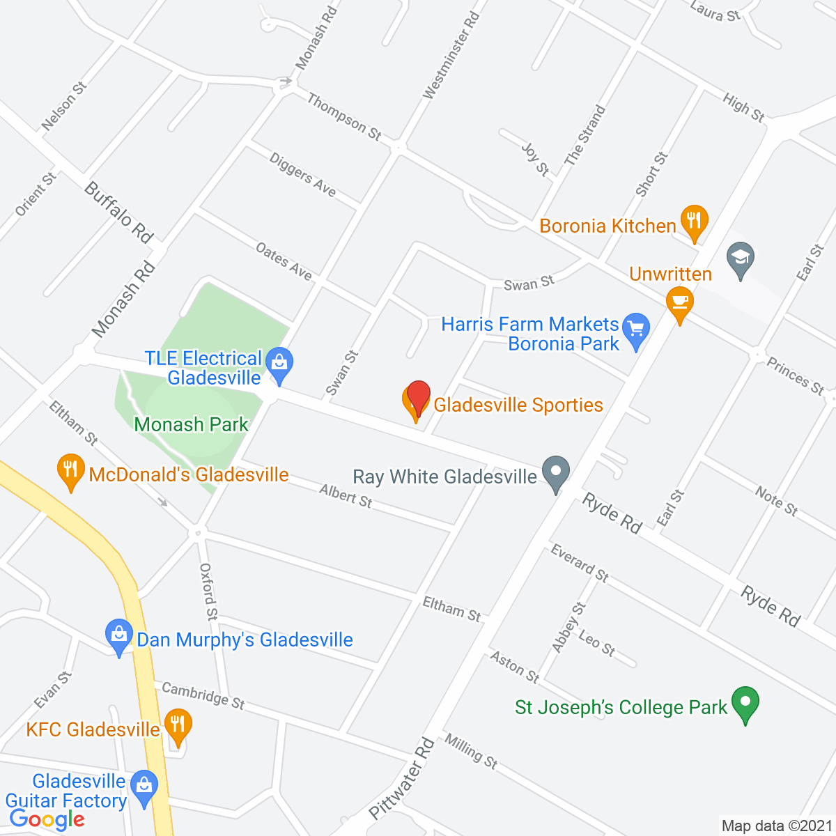 Schedule Gladesville Sporties - My DartConnect